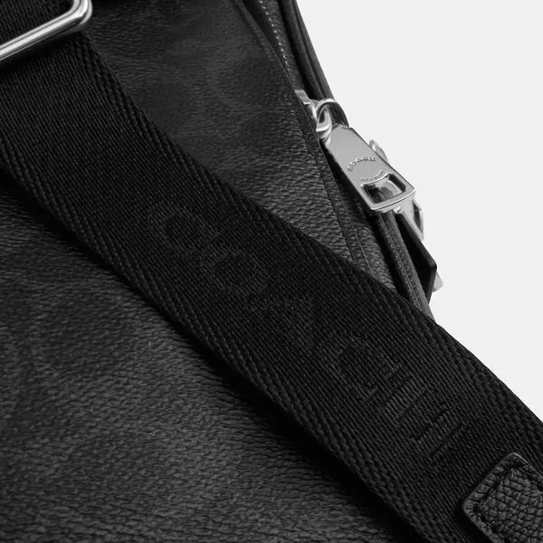 Coach Felix Sling Bag In Signature Canvas - Black Signature